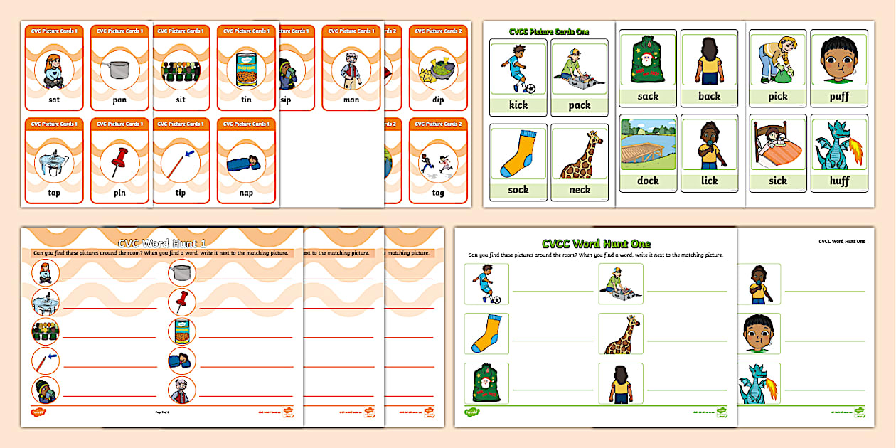 Phonics Write the Room Activity Pack