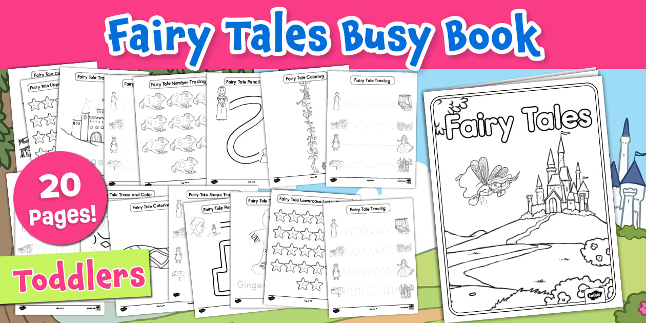 Fairy Tales Toddler Busy Book (teacher made) - Twinkl