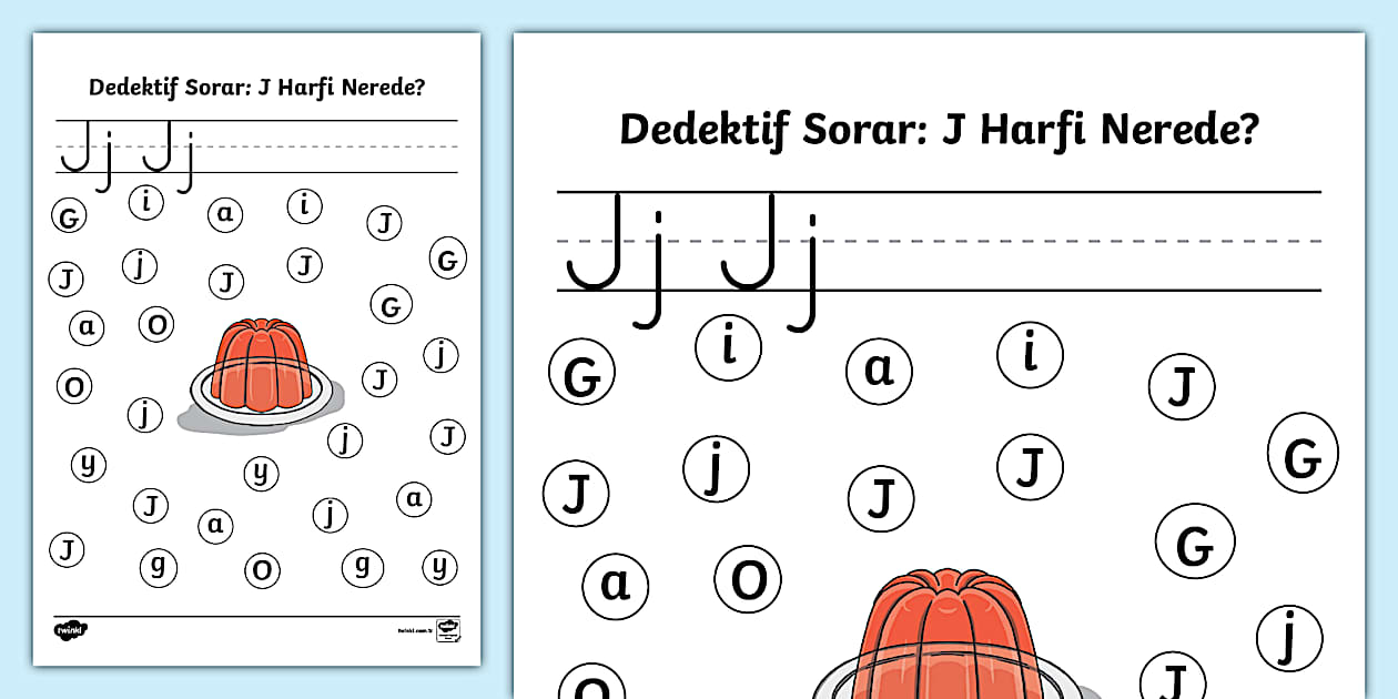 Dedektif Sorar: J Harfi Nerede?-Twinkl