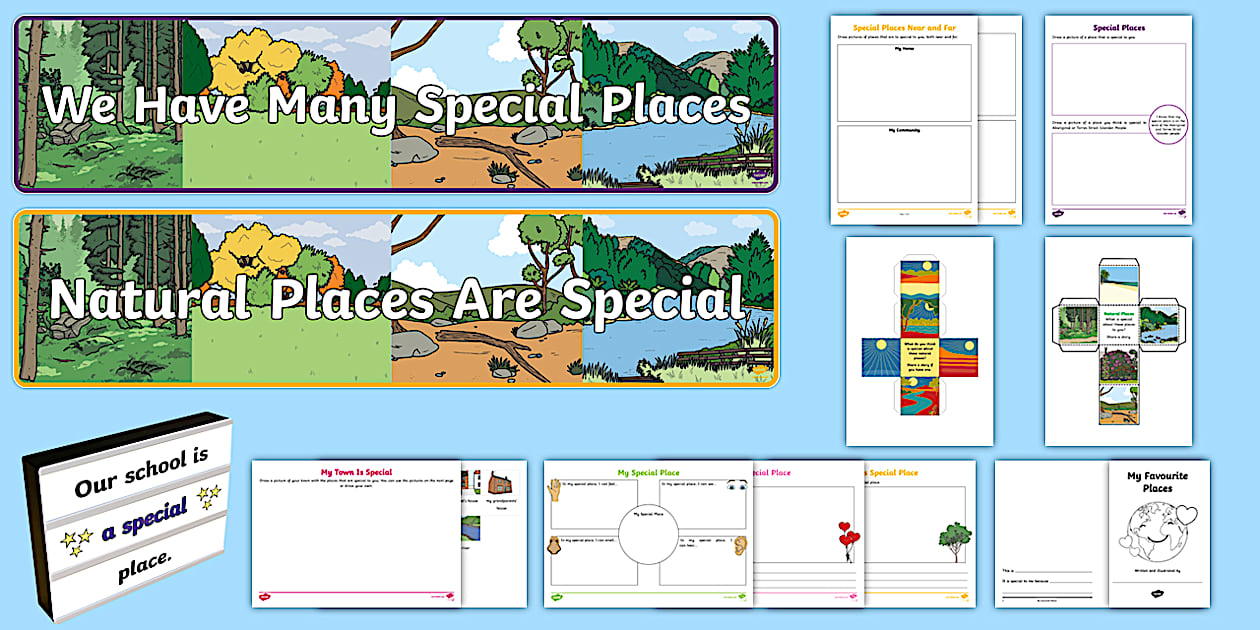 Identifying Special Places Resource Pack (teacher made)