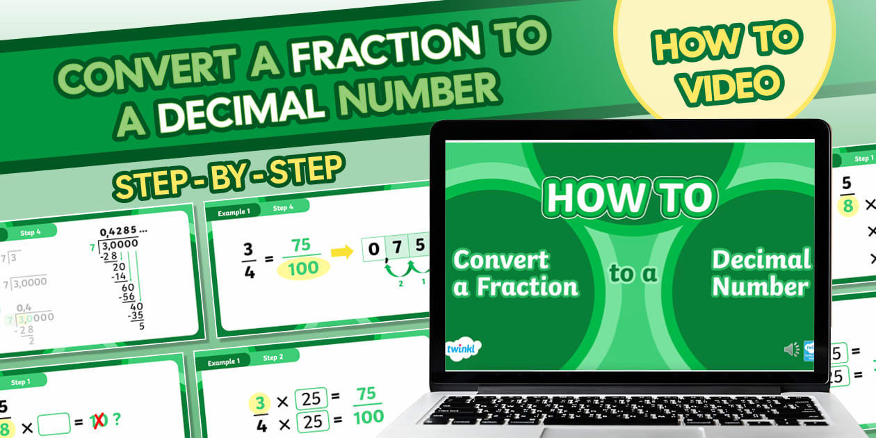 Grade 7 Maths - Term 2 - How to Convert a Fraction to a Decimal Number
