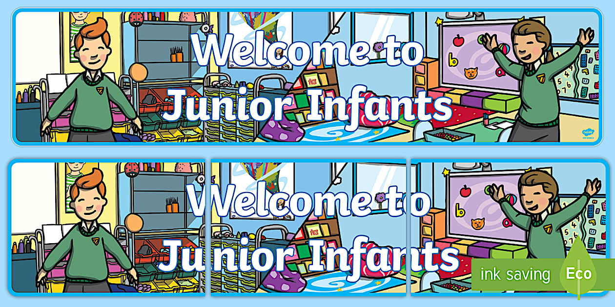 Welcome to Junior Infants Banner