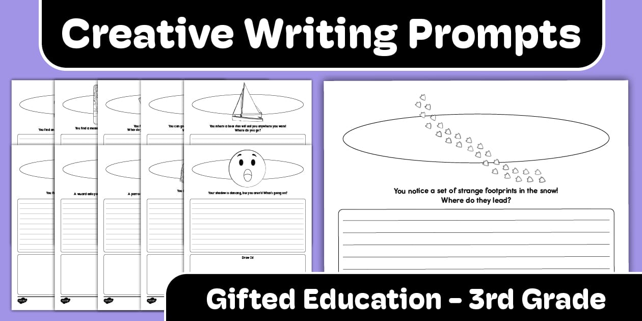 Creative Writing Prompts for Gifted Education | Third Grade