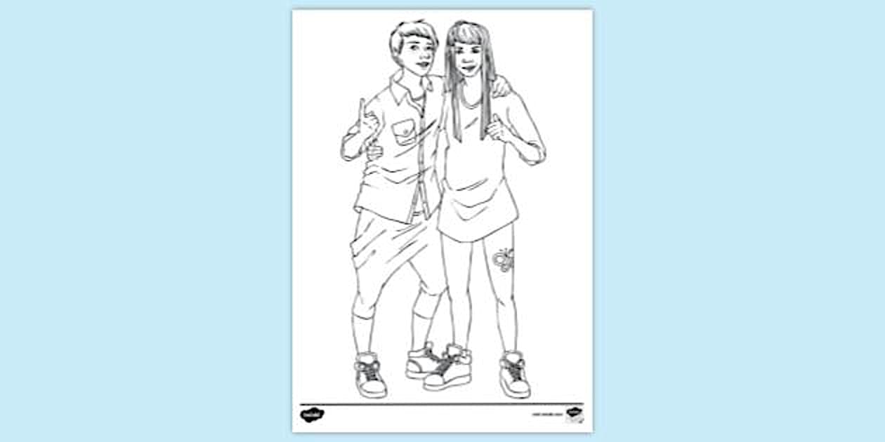 Best Friend Colouring Page | Colouring Sheets