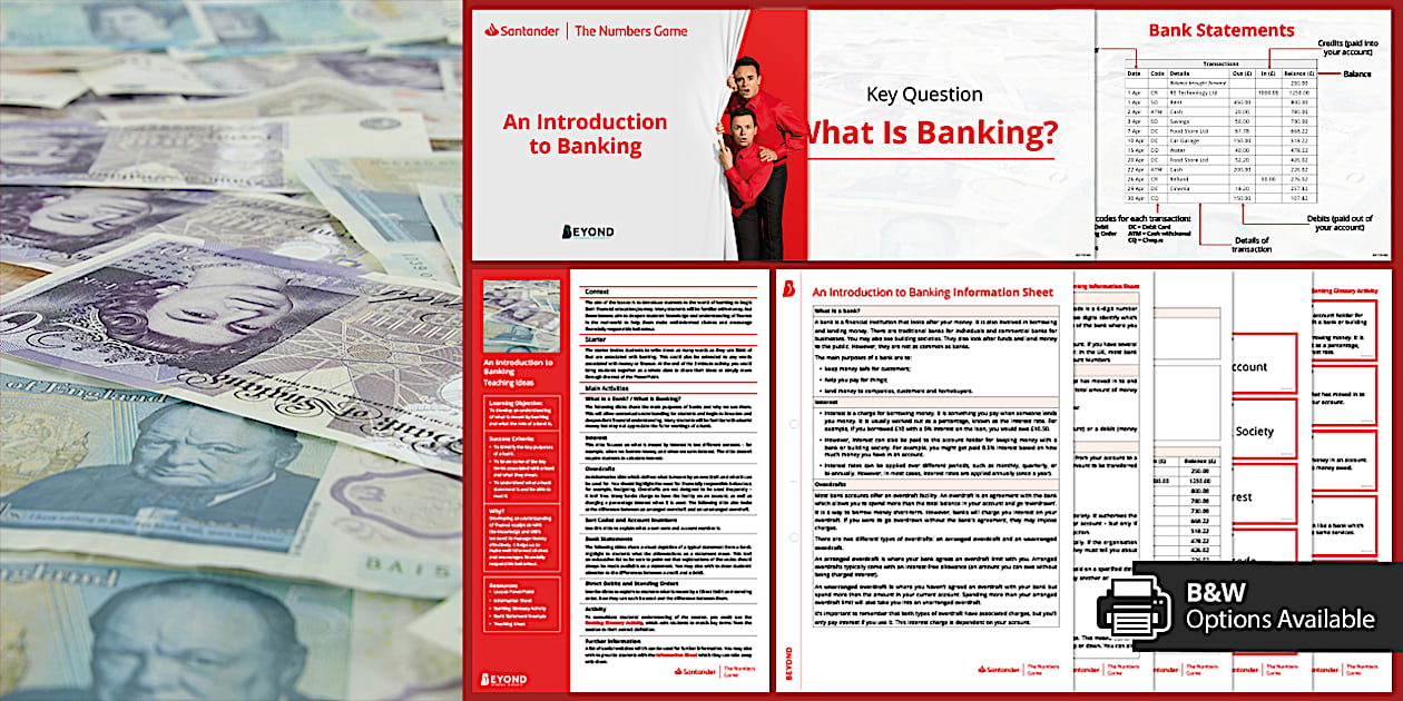 FREE! - 👉 An Introduction to Banking - Twinkl