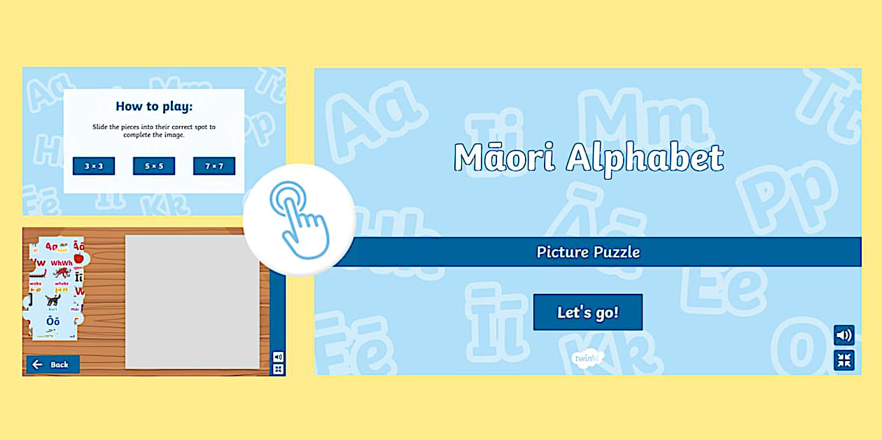 Māori Alphabet Interactive Jigsaw Activity