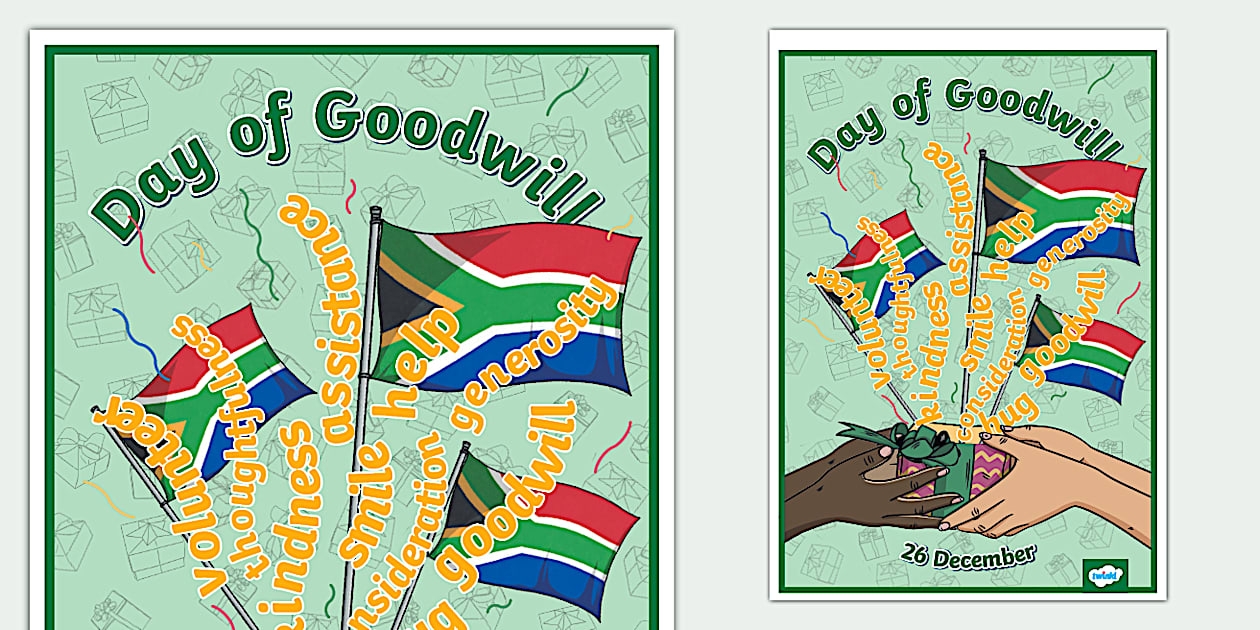 Day Of Goodwill Image - Twinkl South Africa (Teacher-Made)