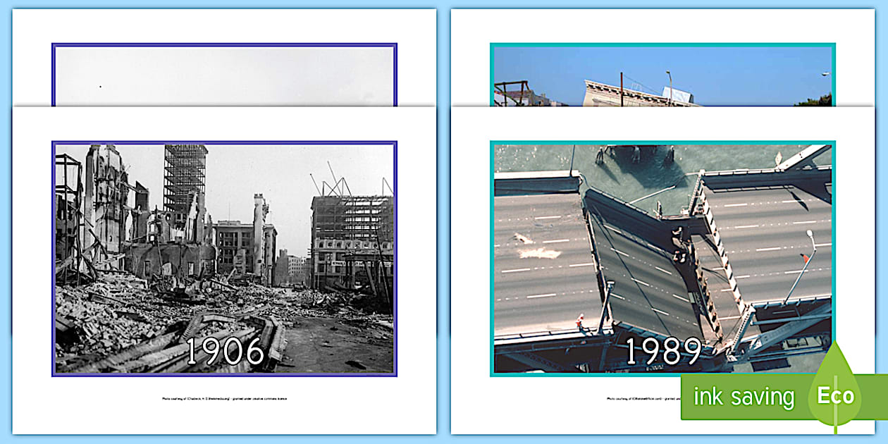 San Francisco Earthquakes Photo Pack (teacher made) - Twinkl
