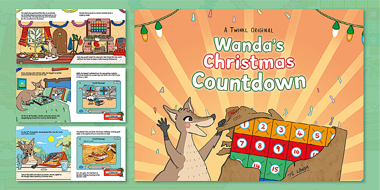 Wanda's Christmas Countdown - Story PowerPoint - Twinkl