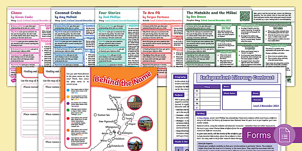 L3 Nov 2023 Journal: Independent Contract & Reading Pack