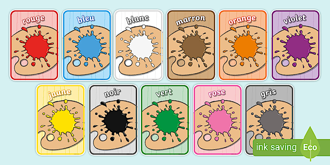 L'accord des couleurs en français | Ressource Twinkl