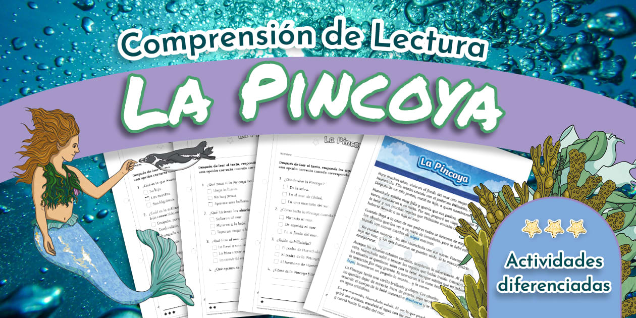 Comprensión | Leyenda | Chiloé | Pincoya | Lenguaje | 2º