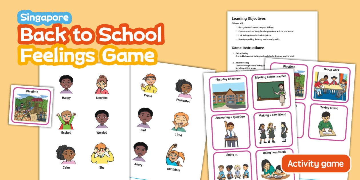 Singapore My School Day Activity Booklet | Primary School Writing ...