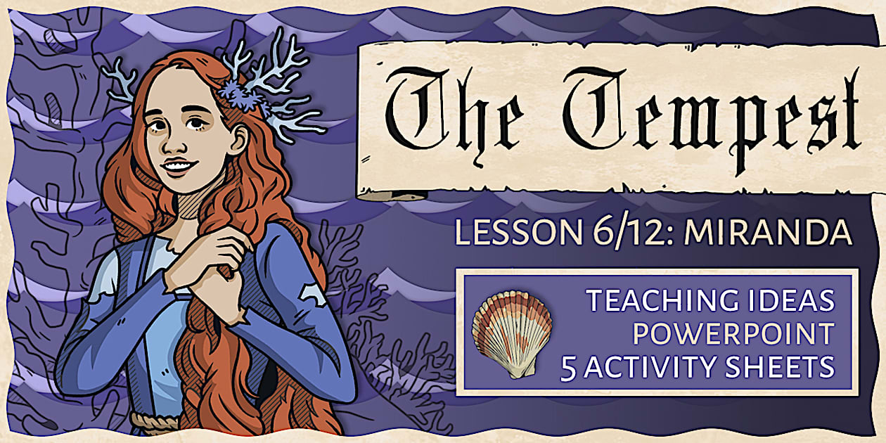 The Tempest Miranda | KS3 Lesson 6 | Beyond English - Twinkl