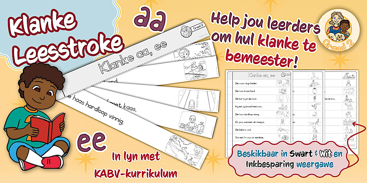 Graad 2 Klanke - Kwartaal 1 - Leesstroke (teacher made)