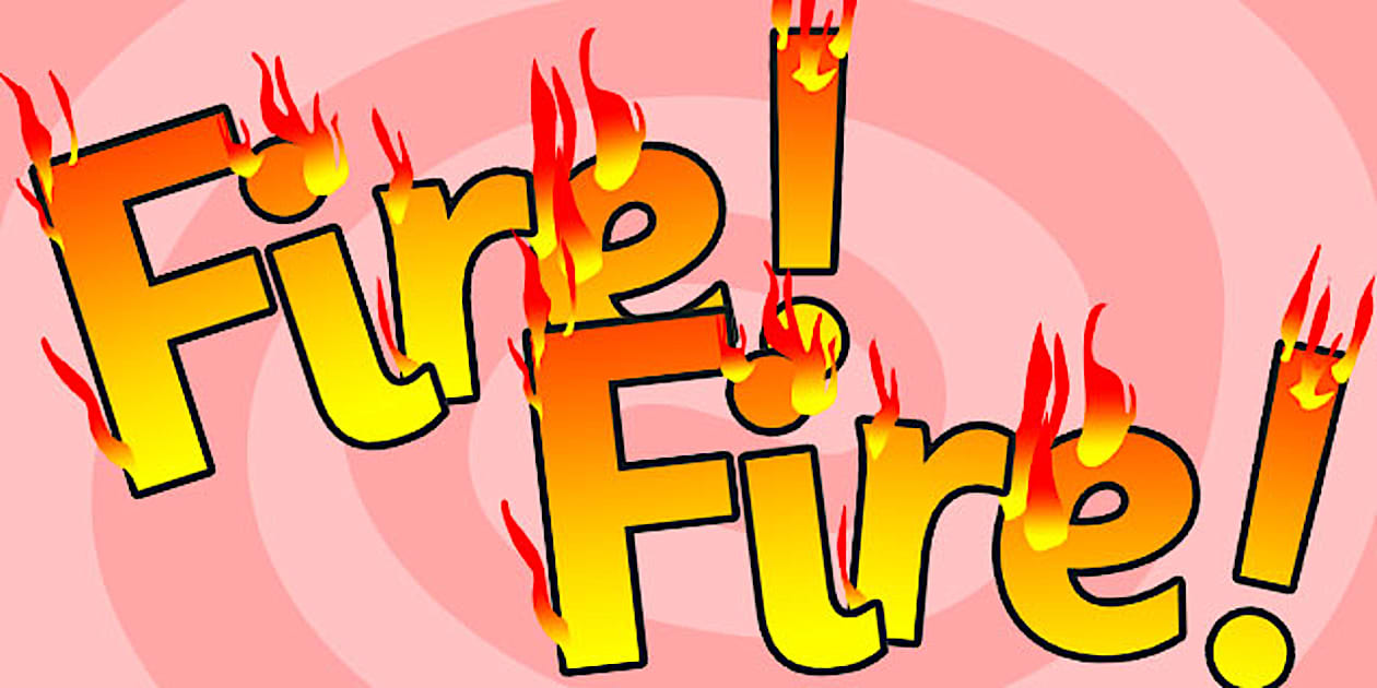 👉 Fire Fire Display Lettering (teacher made) - Twinkl
