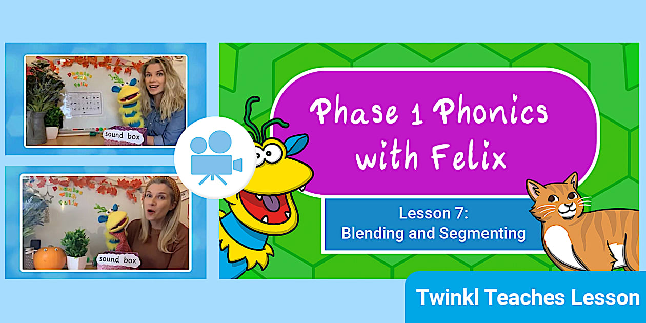 Blending & Segmenting Activities | Phase 1 Phonics Video 7