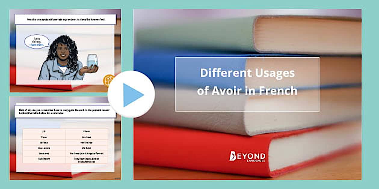 French: Different usages of Avoir PowerPoint (teacher made)