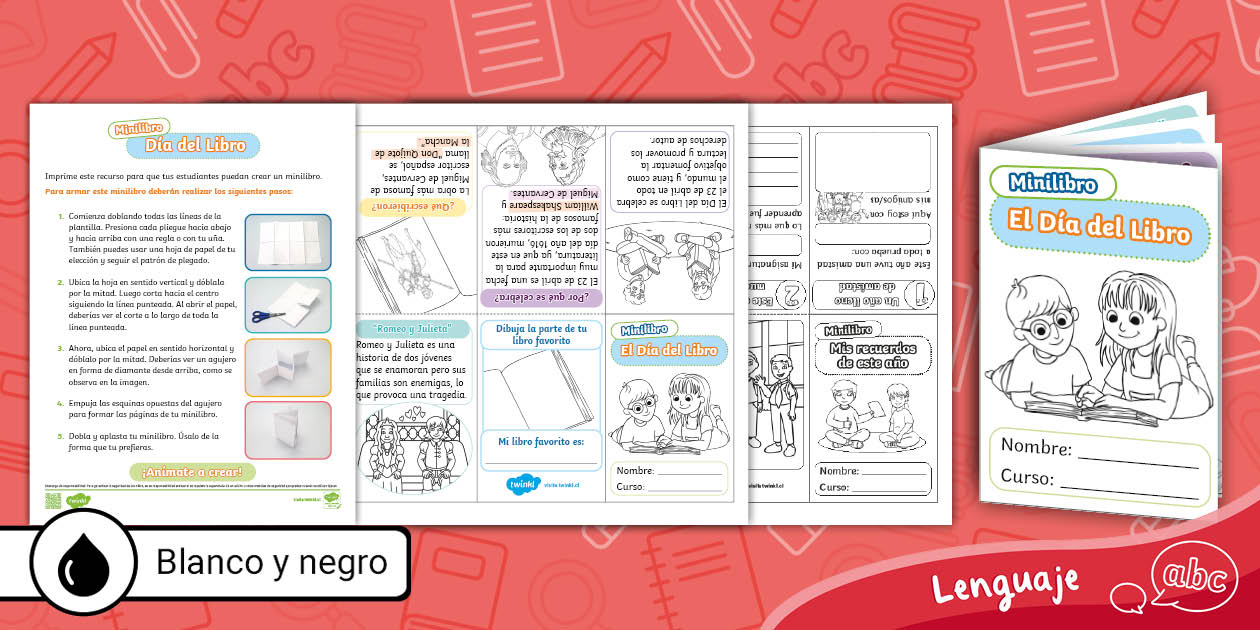 Día del Libro | Minilibro |23 de abril | Conmemoración