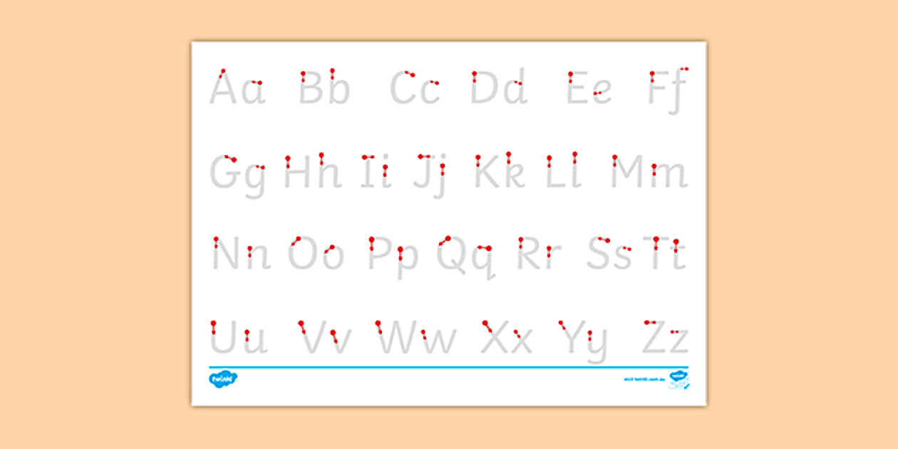 Hoja de actividad: Trazo de mayúsculas y minúsculas- Guía de trabajo