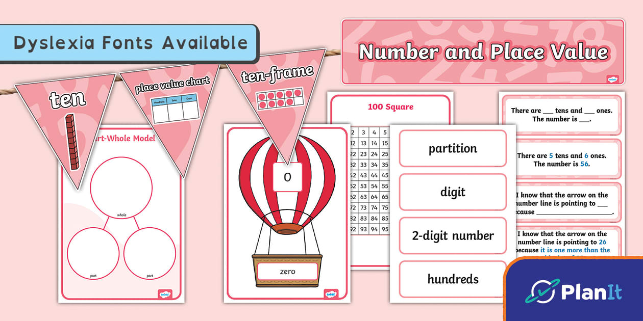 Place Value Display Year 2 | PlanIt Maths | KS1 Resources