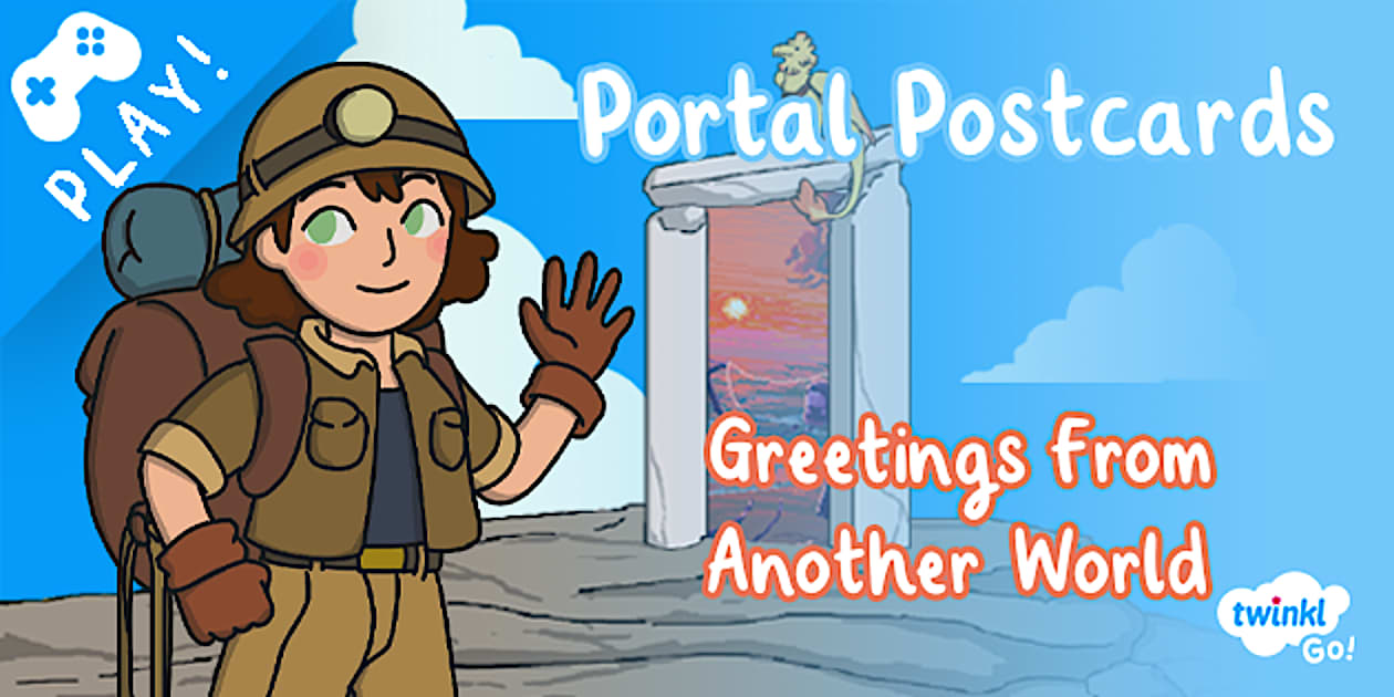 👉 Portal Postcards Interactive Maths Game | Twinkl Go!