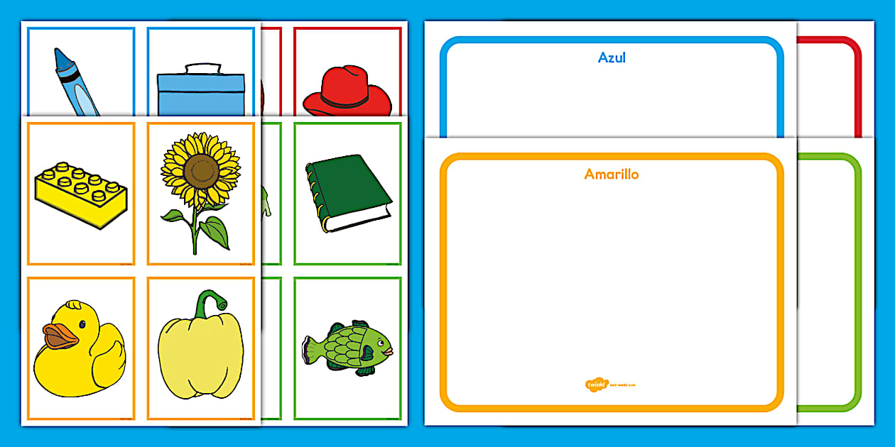 Clasifica: Los colores (Hecho por educadores) - Twinkl