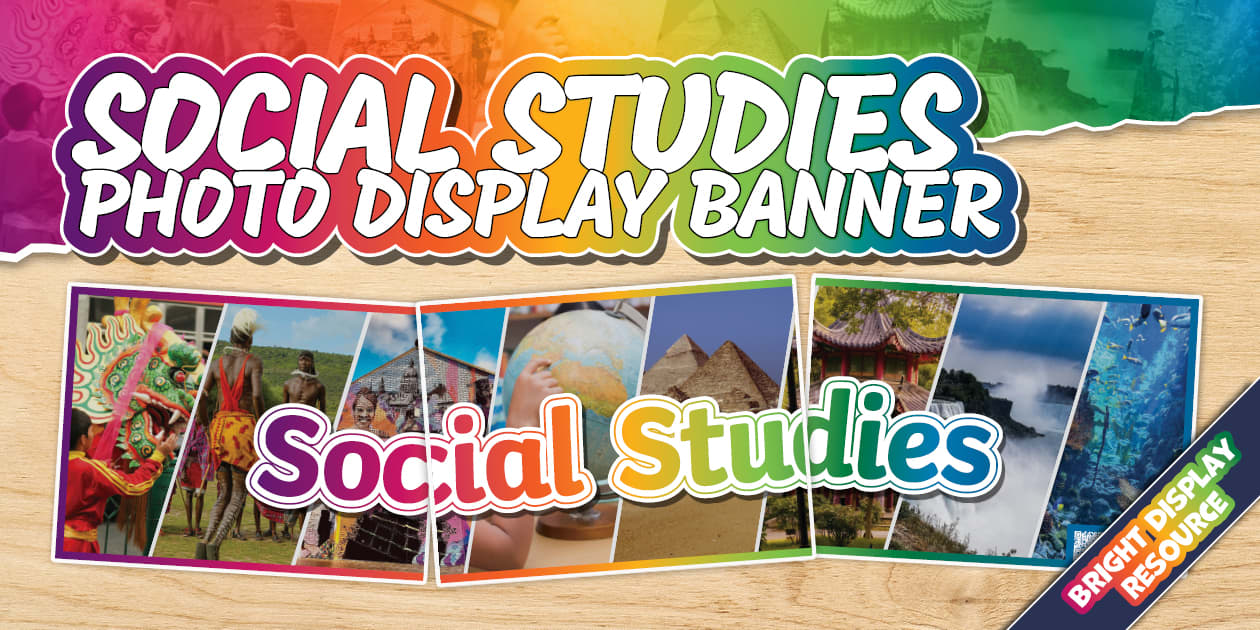 Social Studies Photo Display Banner
