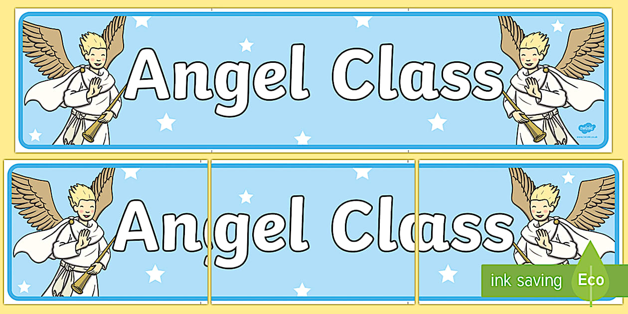 Angel Themed Classroom Display Banner (teacher made)