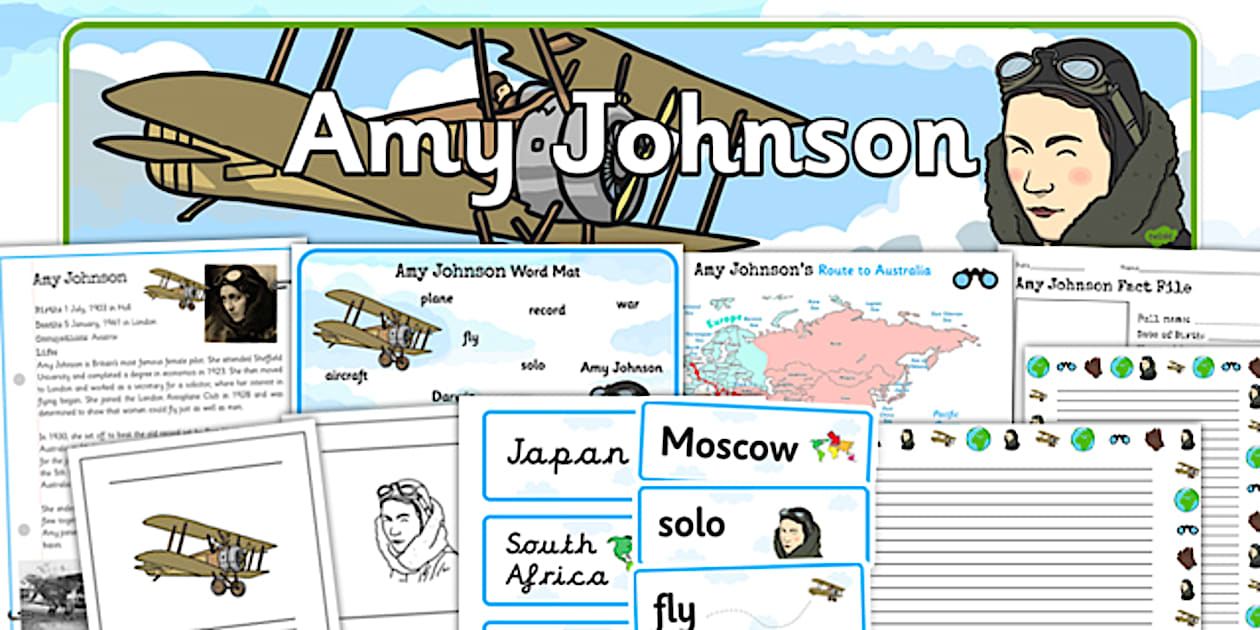 Amy Johnson Significant Individual Learning Pack - amy johnson