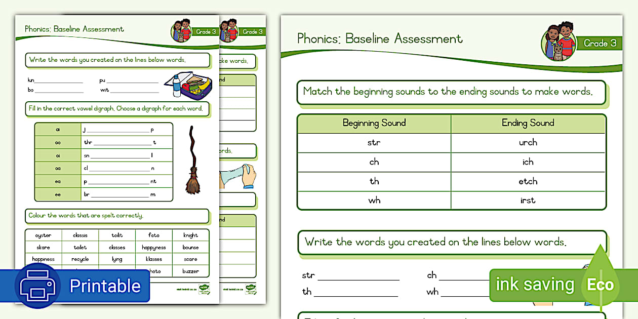 Grade 3 Phonics: Baseline Assessment