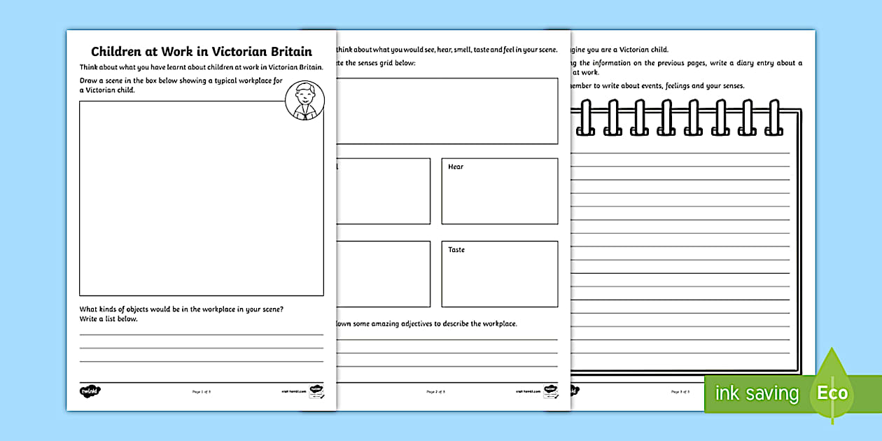 Children Working in Victorian Britain Worksheet