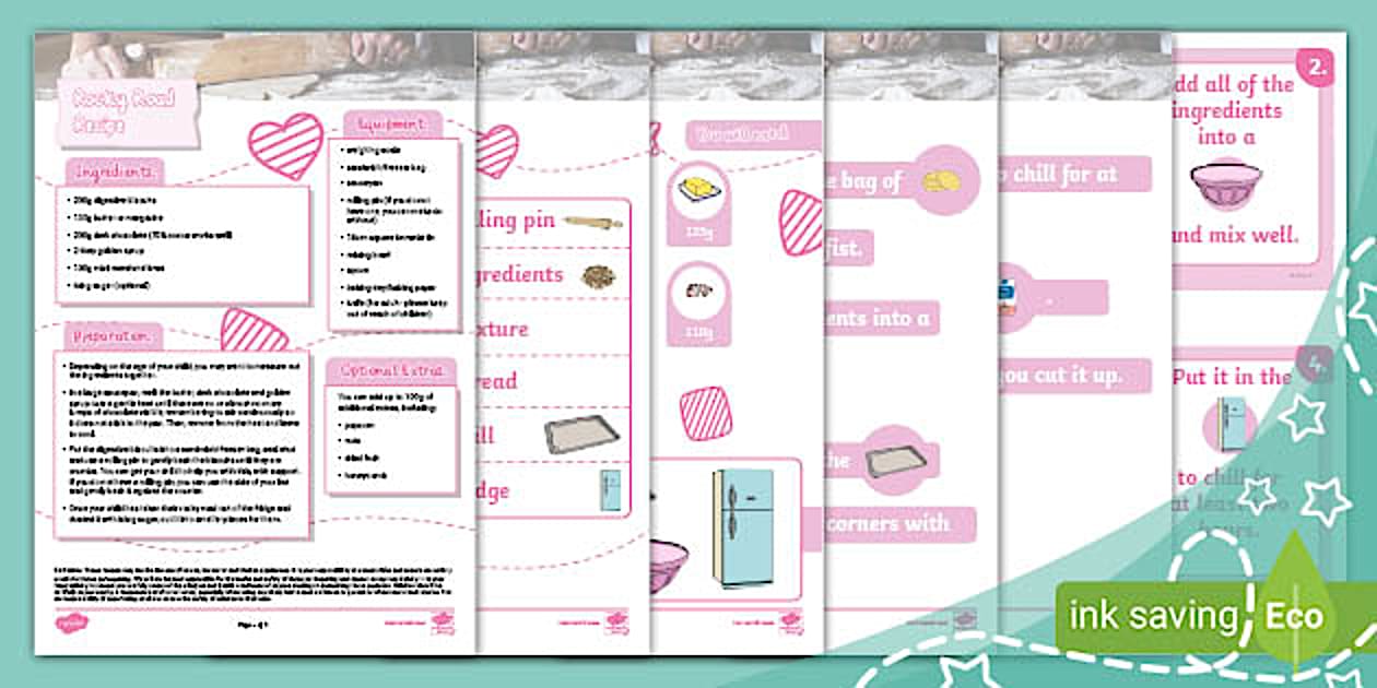 Rocky Road Decodable Recipe (professor feito) - Twinkl
