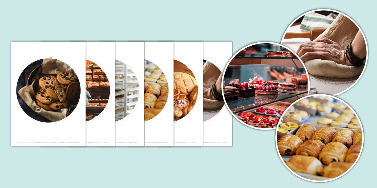 Bakery Circle Display Photo Cut-Outs (teacher made) - Twinkl