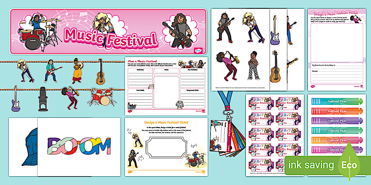 Music Festival Role Play Area Pack (teacher made) - Twinkl