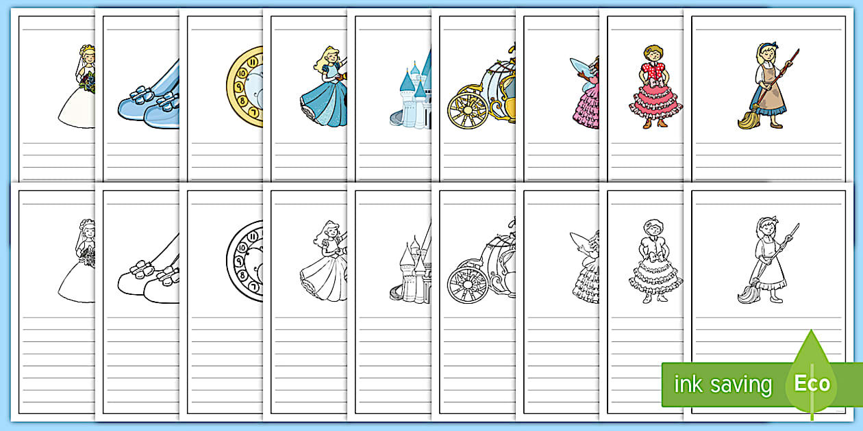 Cinderella Writing Frames (teacher made) - Twinkl