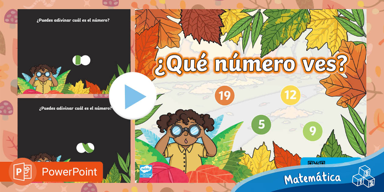 Juego | Binoculares | Otoño | Números | 1-20