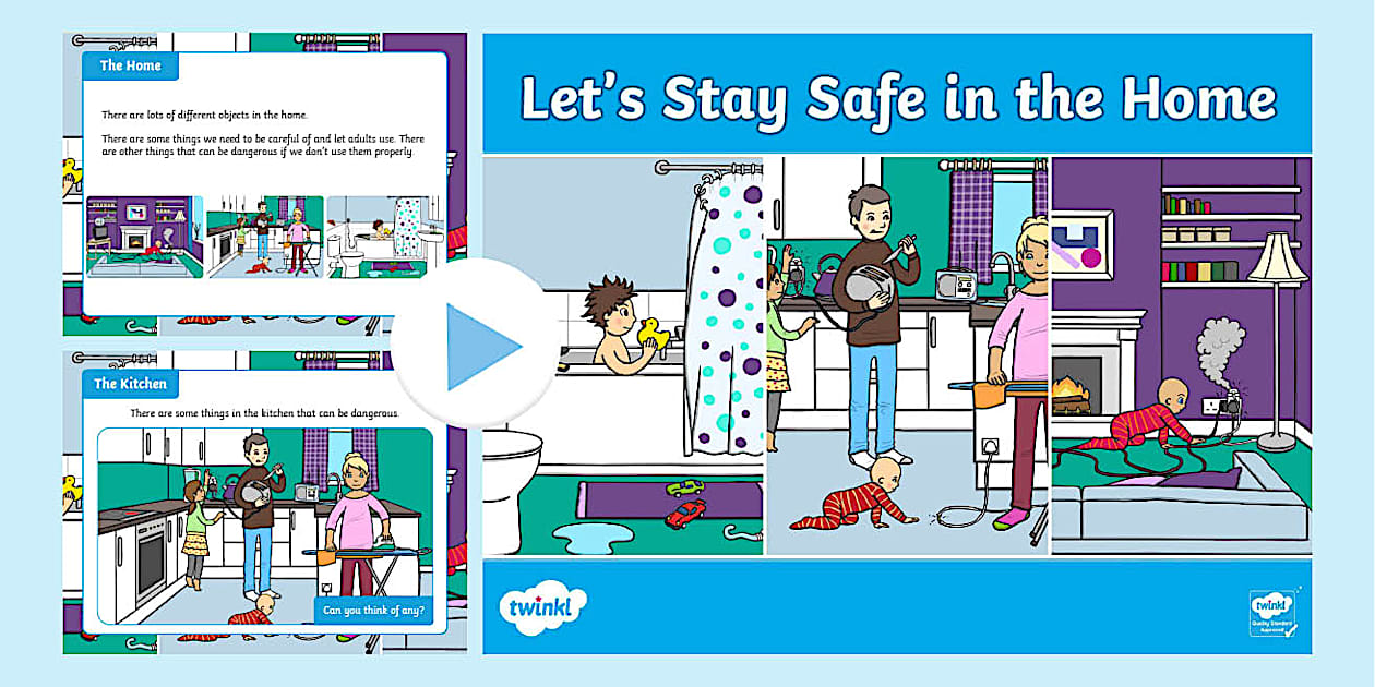 Safety in the Home (PowerPoint) (teacher made) - Twinkl