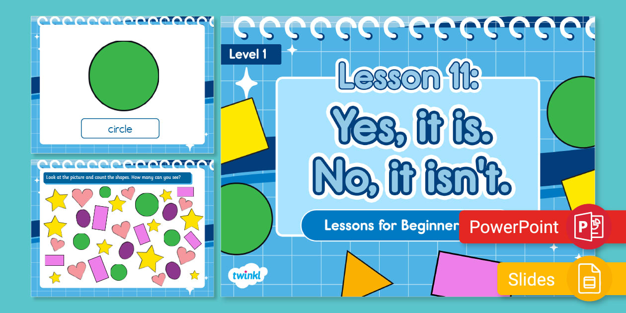 ELL Curriculum: Level 1, Lesson 11 PowerPoint & Google Slides