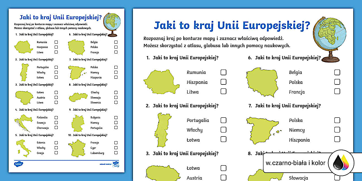Jaki to kraj Unii Europejskiej? | Rozpoznaj kraj | Quiz