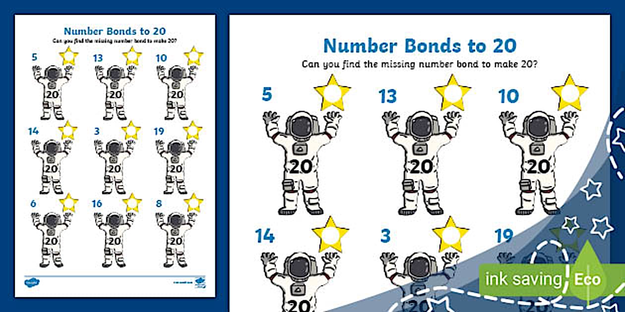 👉 Number Bonds to 20 (teacher made) - Twinkl