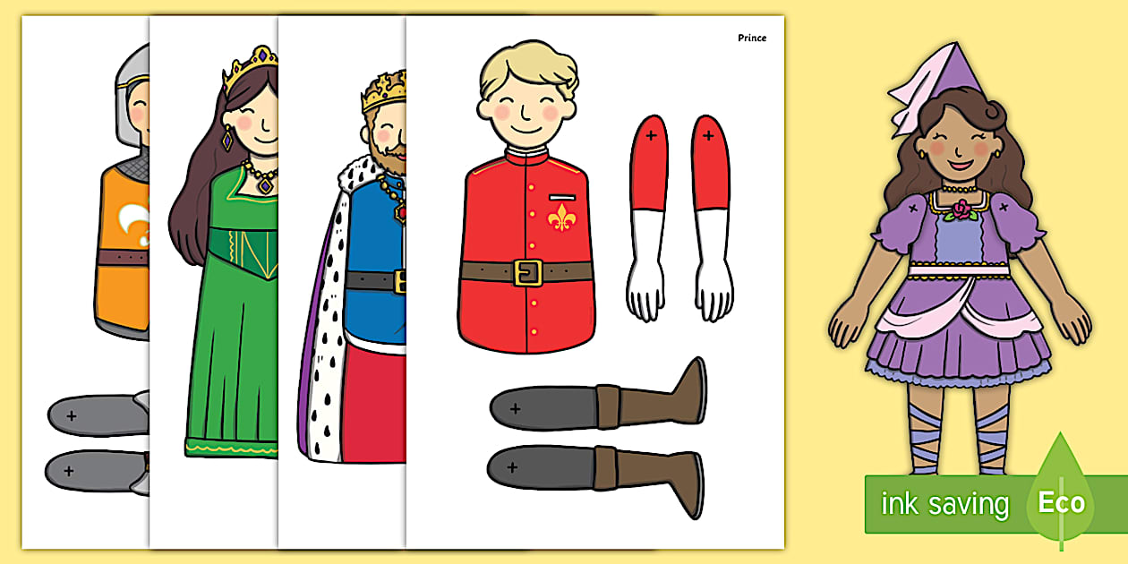 Fairy Tale Themed Split Pin Activity (teacher made) - Twinkl