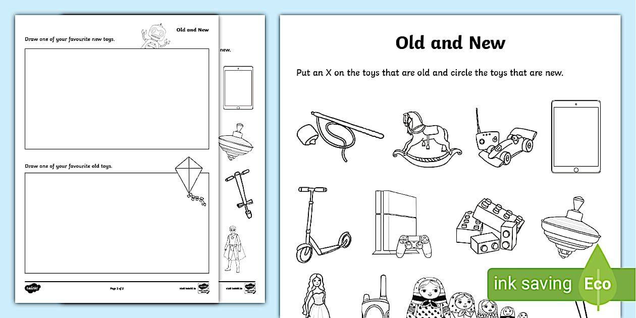Old and New Worksheets