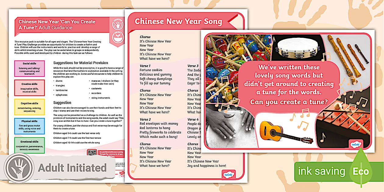 Chinese New Year 'Can You Create A Tune?' Play Challenge