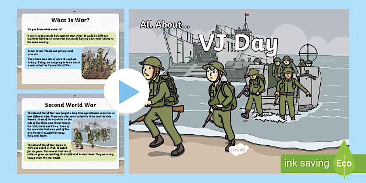 KS1 All About VJ Day PowerPoint - Twinkl