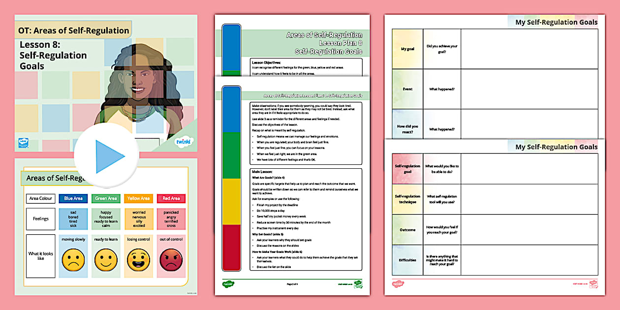 OT: OL: Areas of Self-Regulation Lesson Plans: 8. Self-regulation Goals
