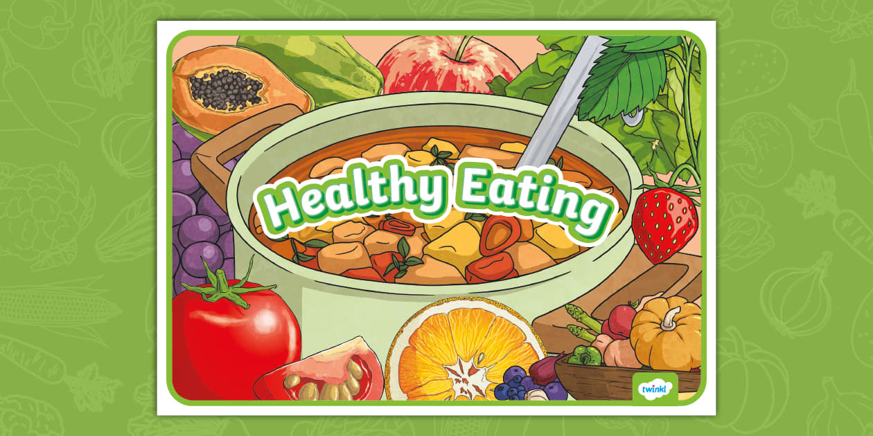 Healthy Eating Display Poster - Twinkl Display - Twinkl