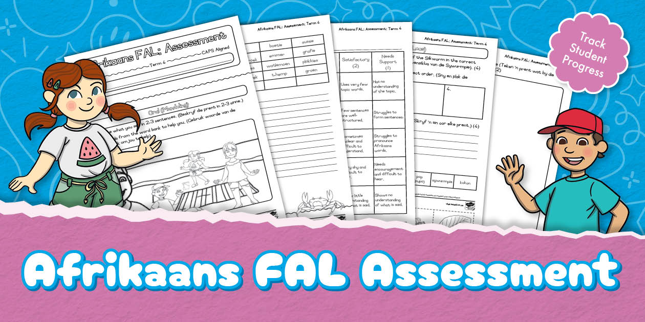 Grade 2 Afrikaans FAL Term 4 Assessment (CAPS Aligned)