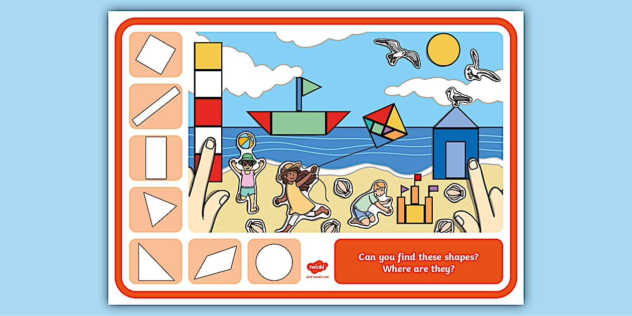 👉 Talk About Exploring Shapes and Position Maths Activity