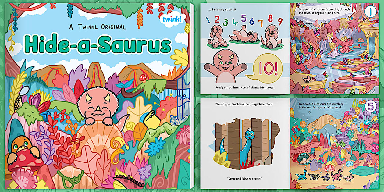 Hide-a-Saurus eBook | Storybooks About Counting EYFS